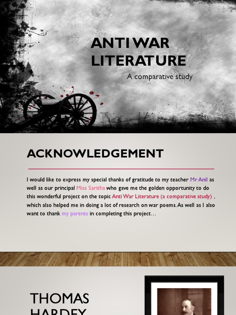 Anti War Literature by Snigdha | PDF