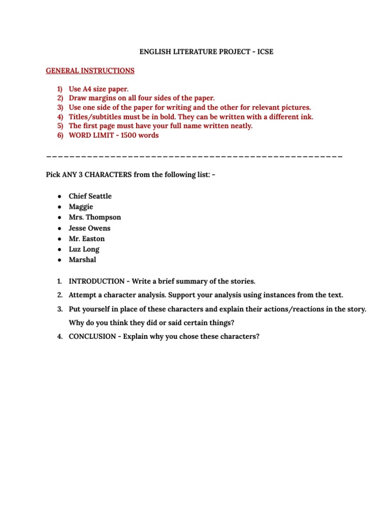 Grade 10 Project Icse | PDF