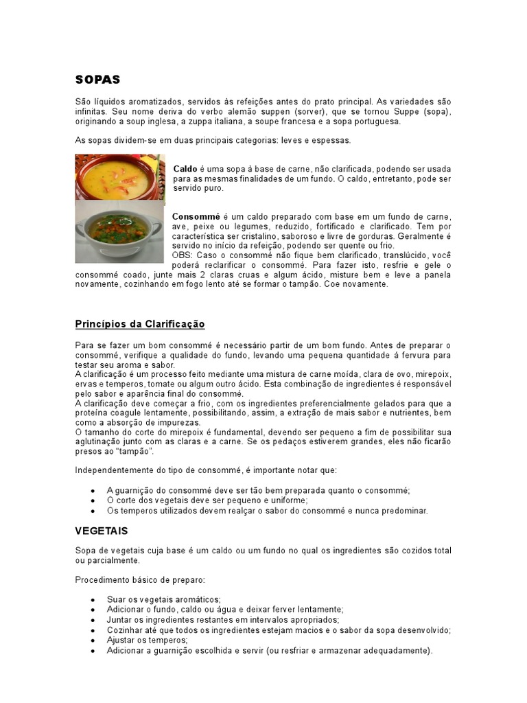 Sopas | PDF