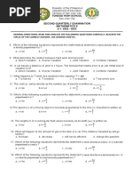 Radicals Test | PDF | Multiple Choice | Equations