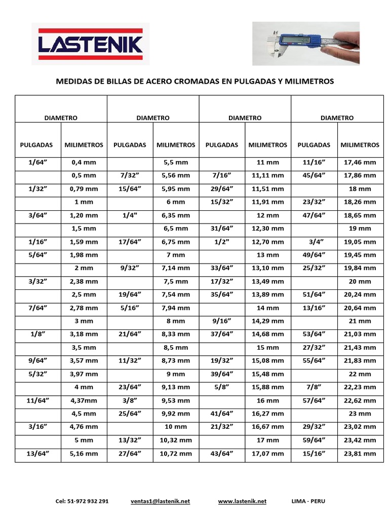 BILLAS_DE_ACERO_CROMADAS | PDF