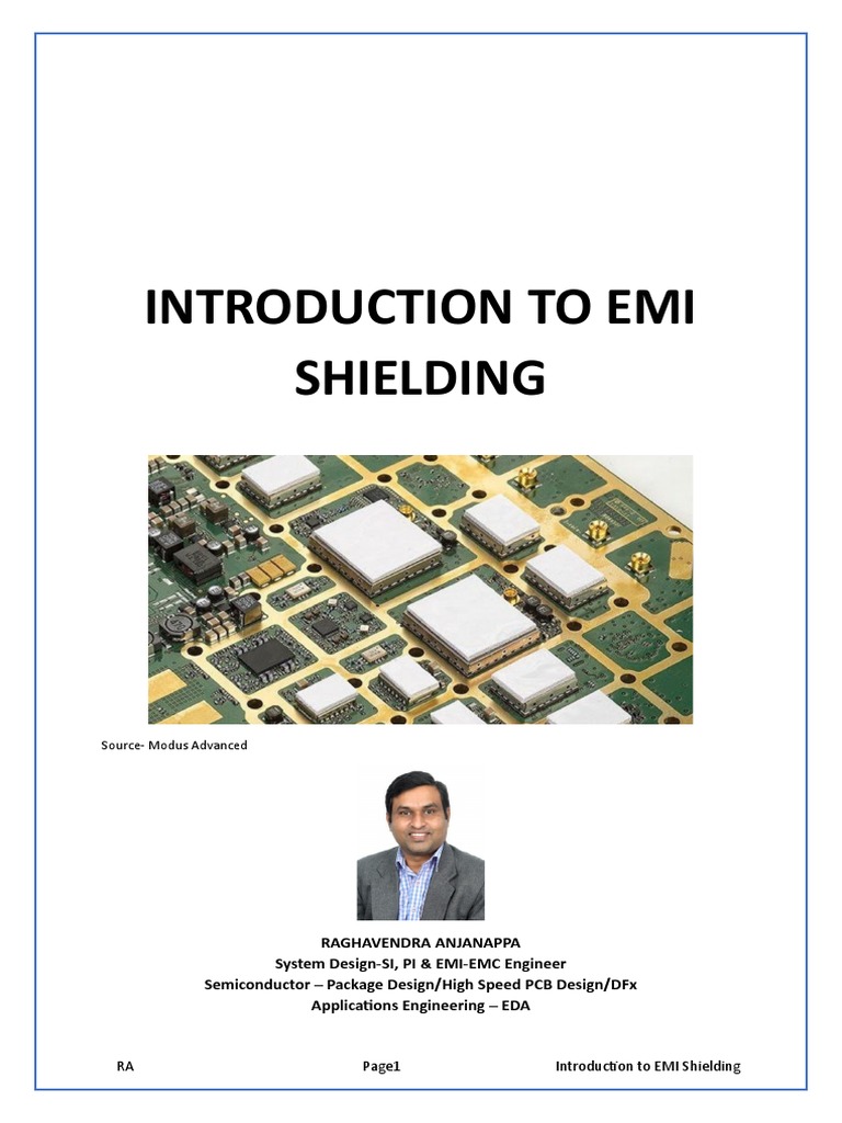 INTRODUCTION TO EMI SHIELDING | PDF | Electromagnetic Interference | Electromagnetic Compatibility