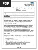 Aetna Injection Policy for Back Pain | PDF | Vertebral Column | Back Pain