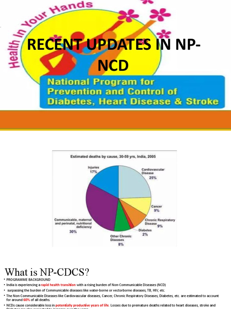 NPNCD | PDF | Non Communicable Disease | Medical Statistics