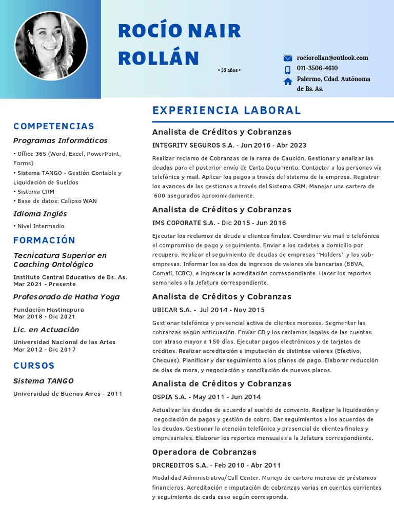 Rocio Rollan CV | PDF