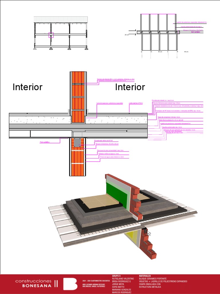 G09 - TP08 - Detalle de Entrepiso - Int, Int - V2 | PDF