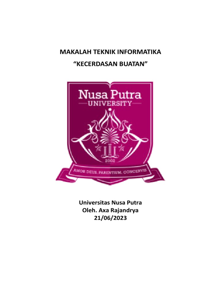 Makalah Teknik Informatika Axa Rajandrya | PDF