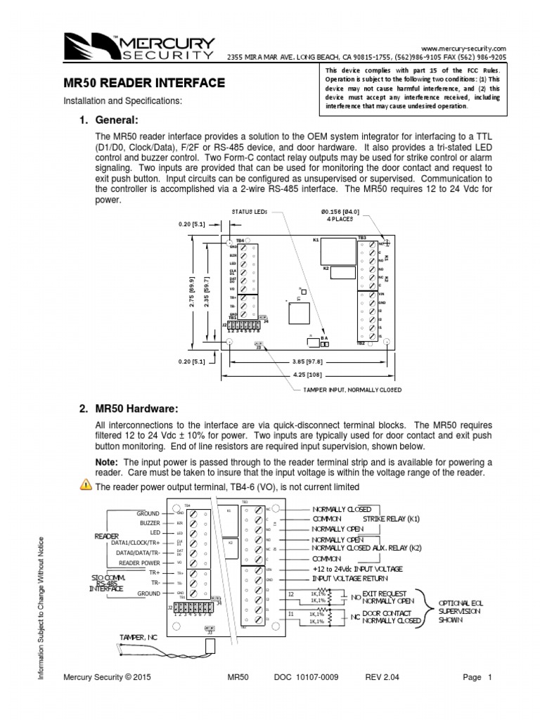 MR50 | PDF | Relay | Switch