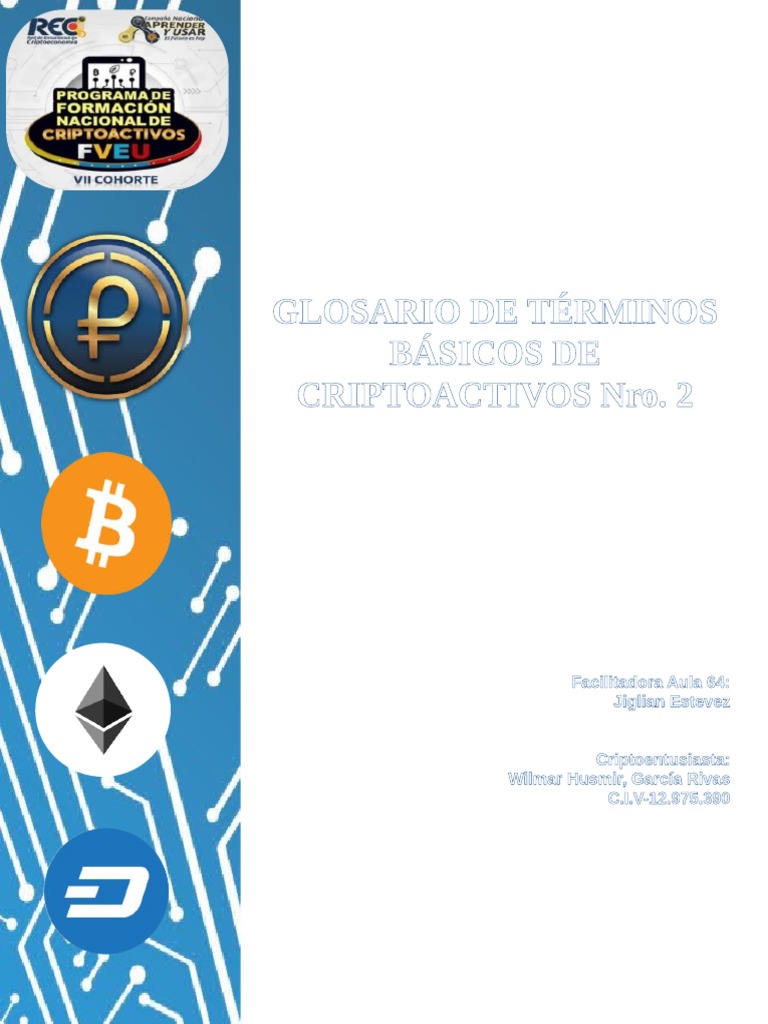 Glosario Términos Básicos de Criptoactivos | PDF | Criptomoneda | Renminbi