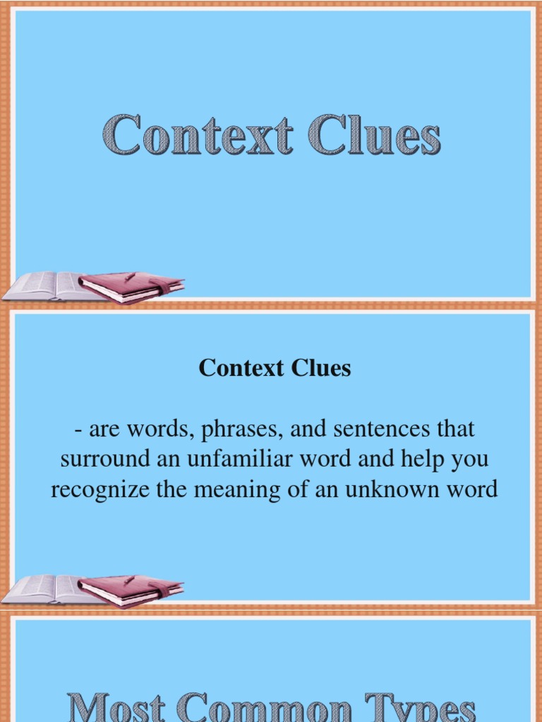 Context Clues | PDF | Deception