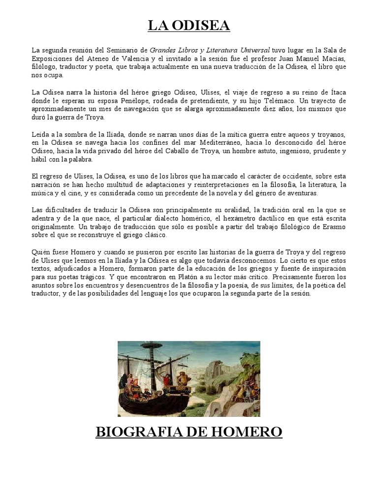 La Odisea | PDF