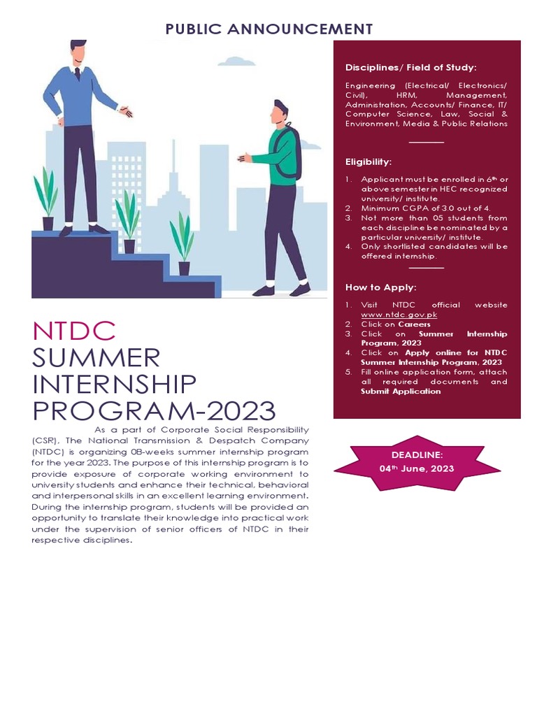 SIP 2023 Brochure | PDF | Internship | Job Hunting