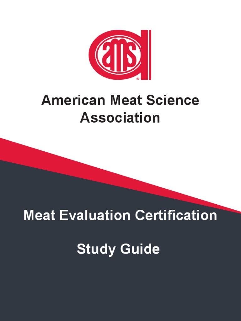 AMSA Meat Evaluation Study Guide | PDF | Business | Cooking, Food & Wine