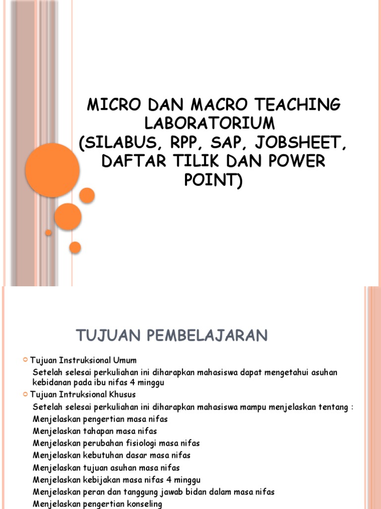 Micro Dan Macro Teaching Laboratorium | PDF