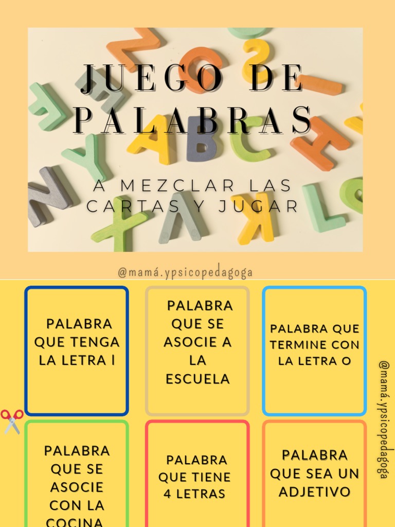 Juego de Palabras | PDF