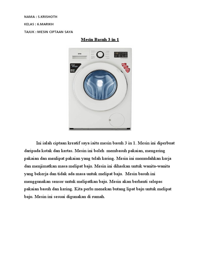 Mesin Basu Diskripsi | PDF