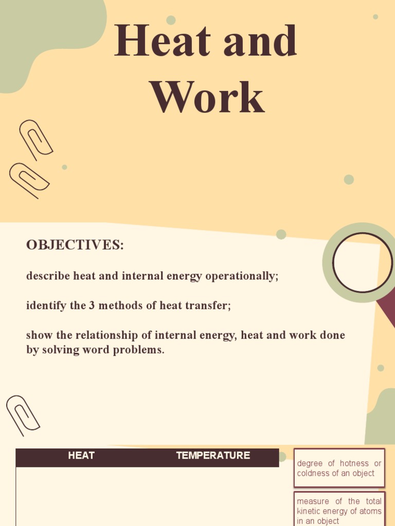 Understanding Heat, Work, and Energy | PDF