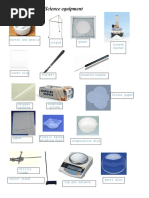 Science Equipment | PDF | Amorphous Solid | Tools