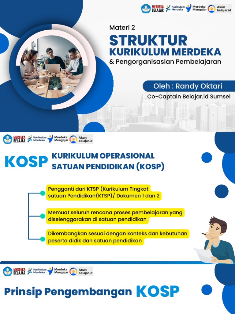 Struktur Kurikulum Pembelajaran Mendalam | PDF