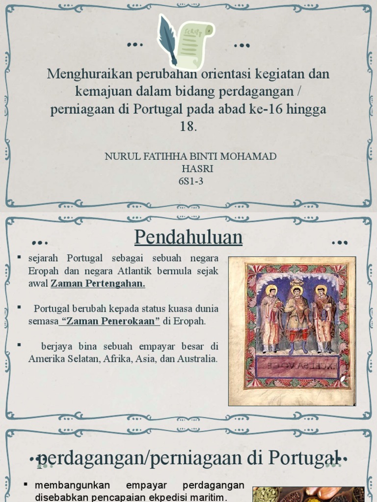 Perkembangan Perdagangan Portugal Abad 16-18 | PDF | Perjalanan | Sejarah