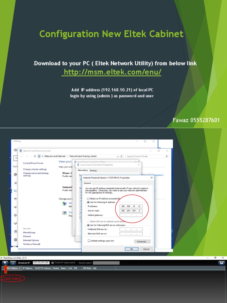 Configuration Eltek | PDF
