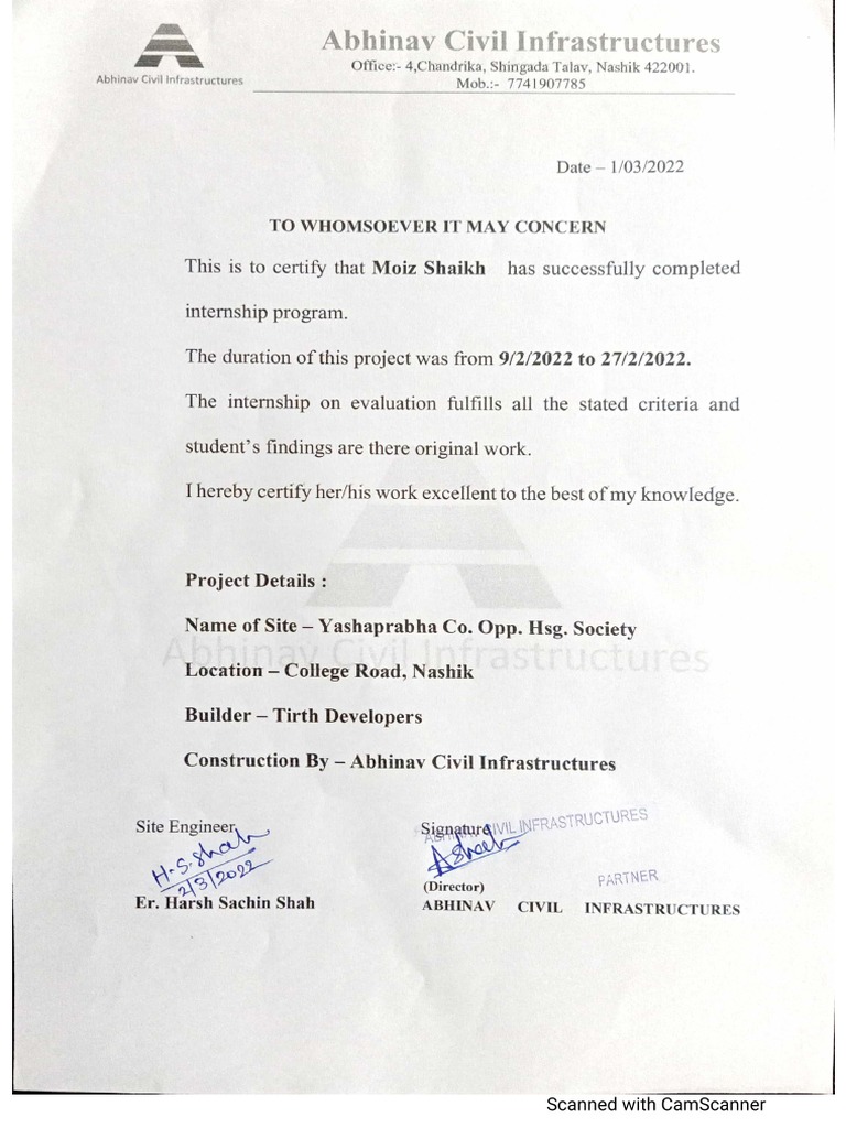 Shaikh Moiz Alauddin INTERNSHIP CERTIFICATE - Moiz Shaikh | PDF Shaikh Moiz Alauddin INTERNSHIP CERTIFICATE - Moiz Shaikh | PDF