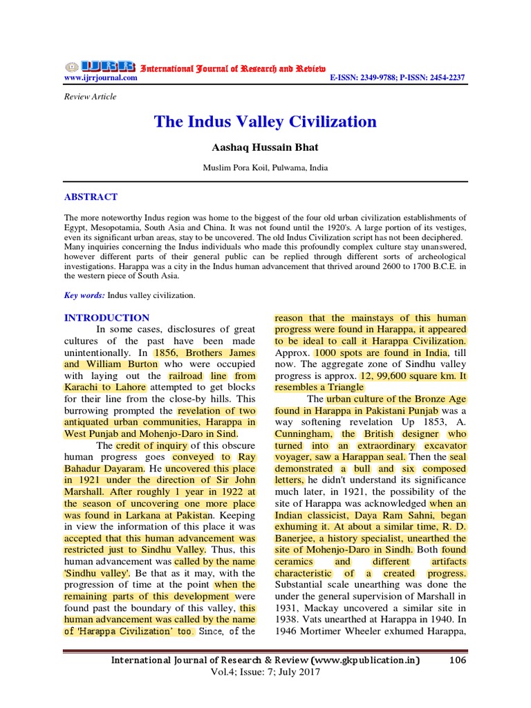 Harappa Civilization PDF | PDF | Social Science | History