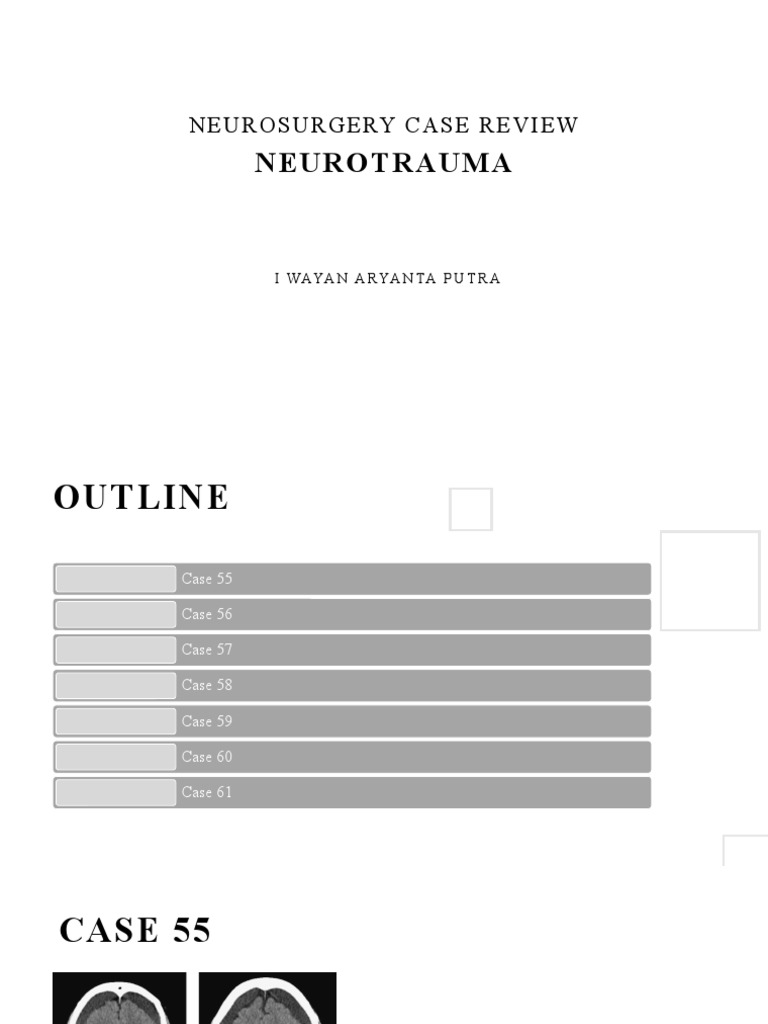 Latihan Soal Mandiri Neurotrauma | PDF | Clinical Medicine | Medical ...