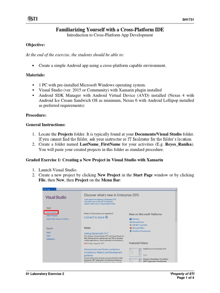 01_Laboratory_Exercise_2(9) | PDF | Android (Operating System) | Xamarin