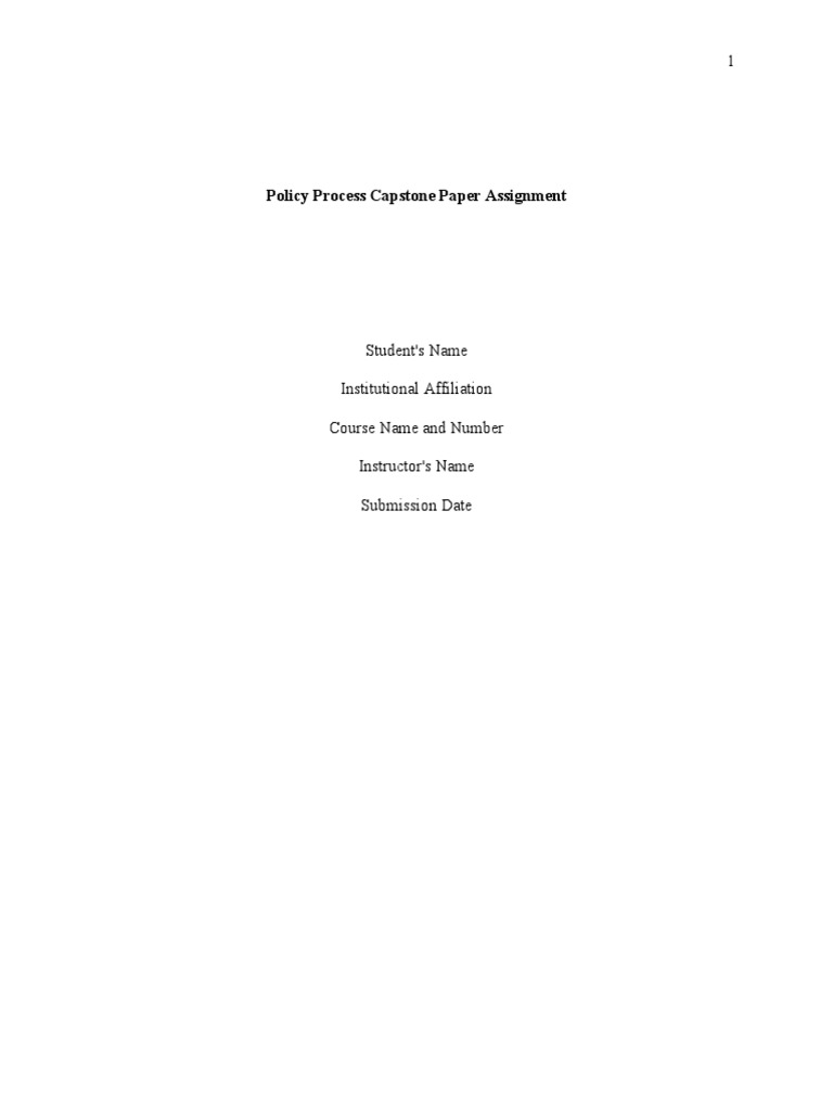 Order 3614481-Policy Process Capstone Paper Assignment | PDF | Juvenile ...