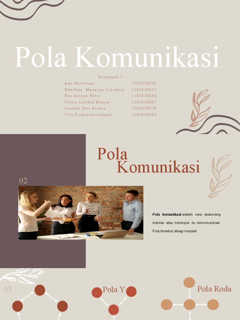 Komunikasi Efektif - Kelompok 1 Pola Komunikasi | PDF