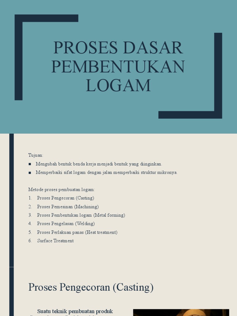 Proses Pembentukan Logam Pdf
