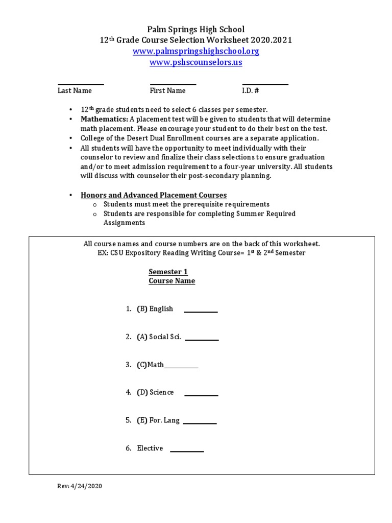 12th Grade | PDF | Advanced Placement | Educational Stages