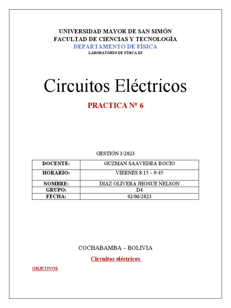 Circuitos Electricos | PDF | voltaje | Red eléctrica