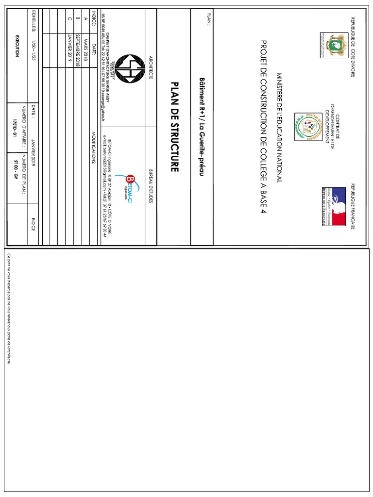 Plans D'ensemble La Guerite A3 | PDF