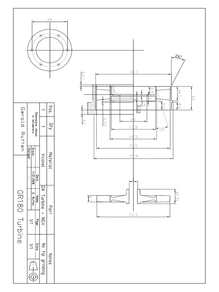 GR180 Turbine + NGV | PDF