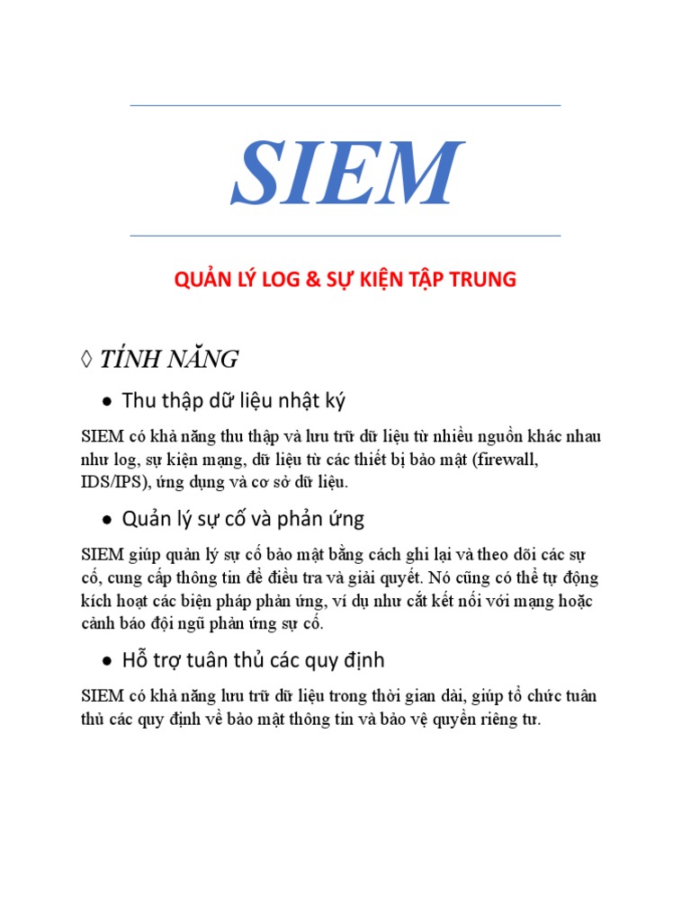 Siem Project Pdf