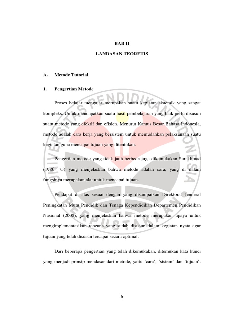 Metode Tutorial | PDF