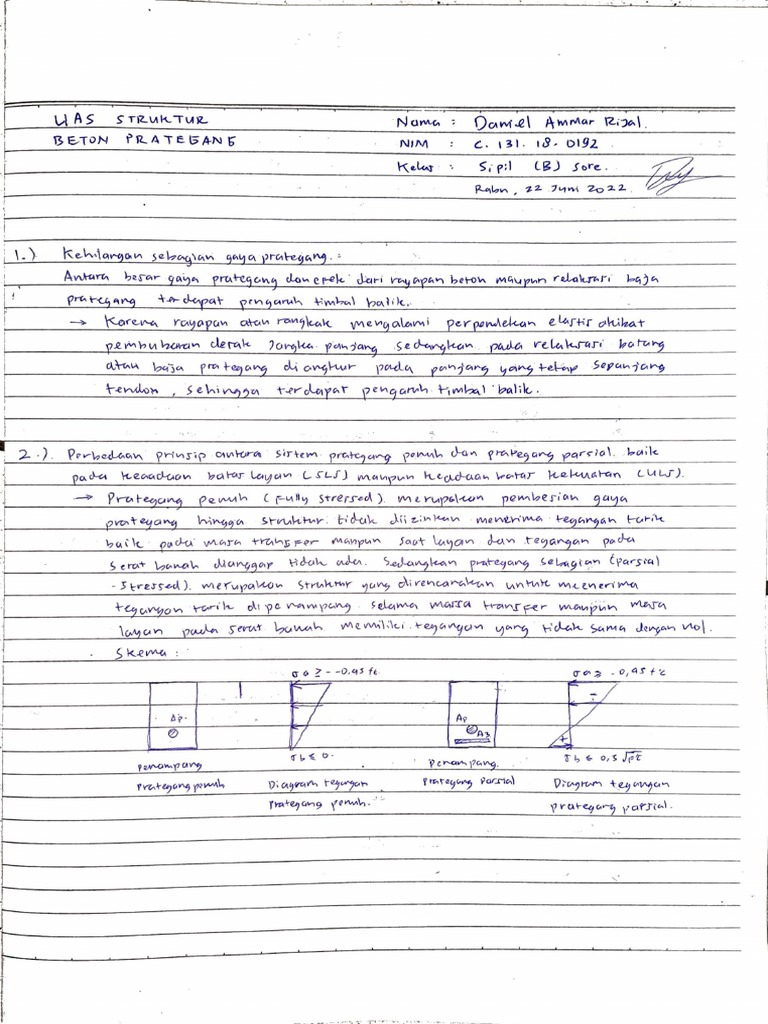 c.131.18.0192 - Daniel Ammar R - Sipil B Sore - Uas SBP | PDF