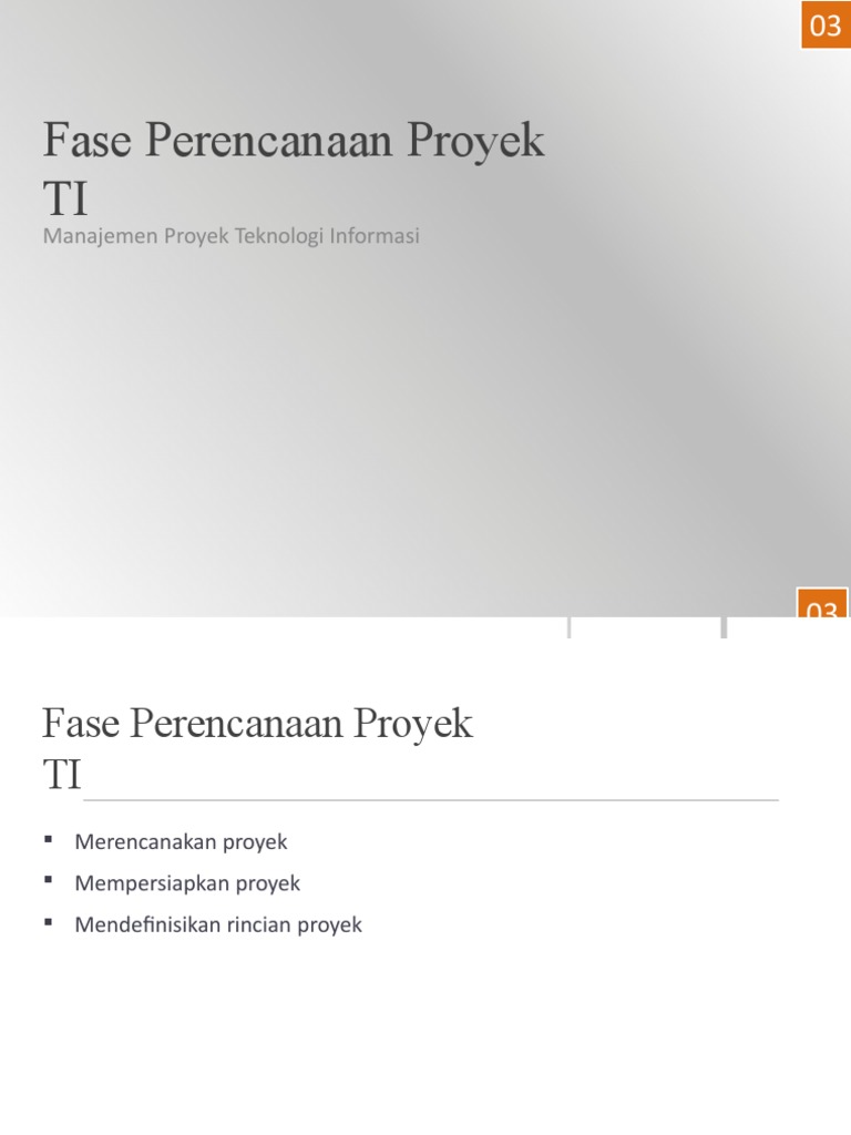 Perencanaan Proyek TI: Strategi & Kelayakan | PDF | Bisnis | Komputer