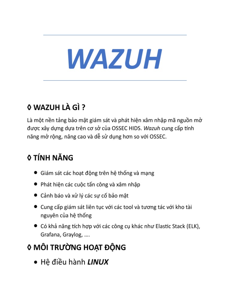 Wazuh | PDF