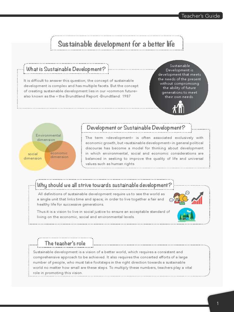 ESD Goals for a Sustainable Future by 2030 | PDF | Sustainability ...