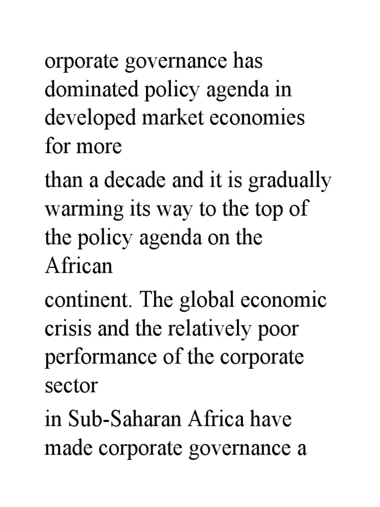 Document | PDF | Governance | Corporate Governance