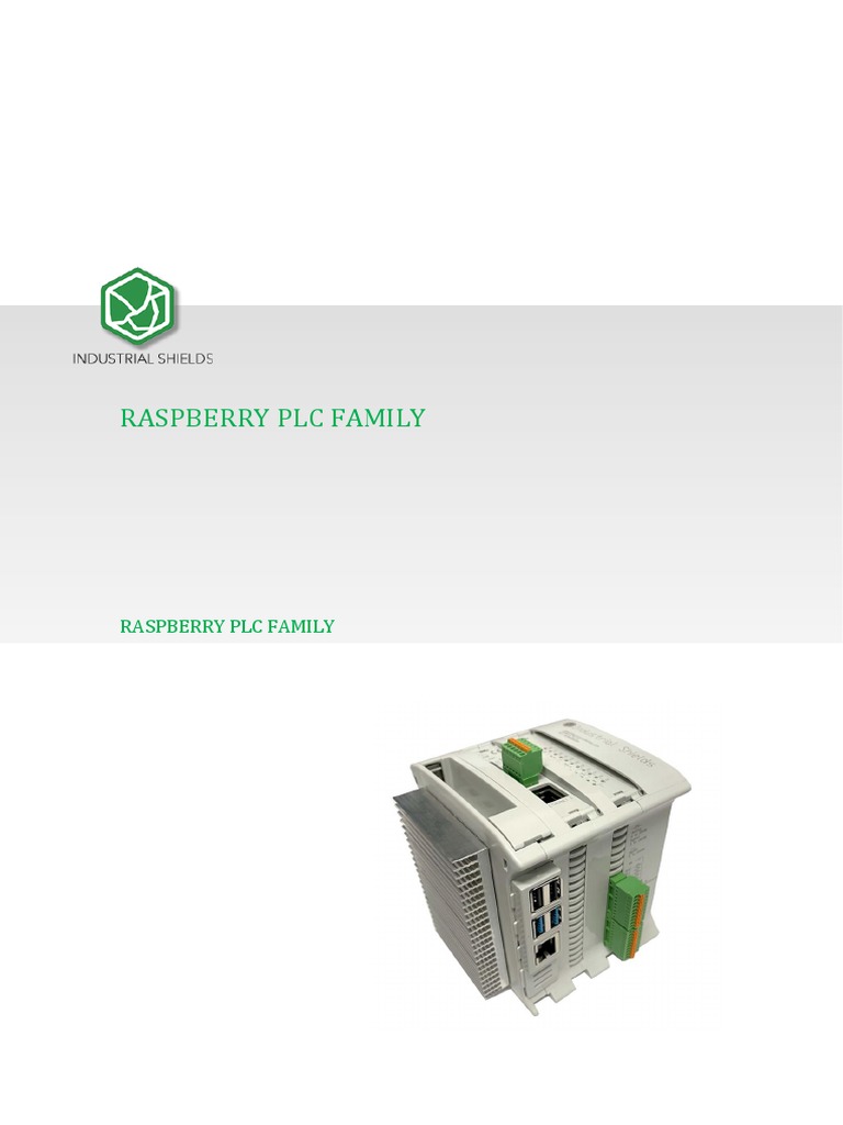 RaspberryPLC Family - User - Guide | PDF | Programmable Logic ...