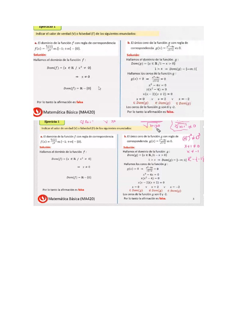 Mate Básica Repaso de Examen Semana 10 | PDF