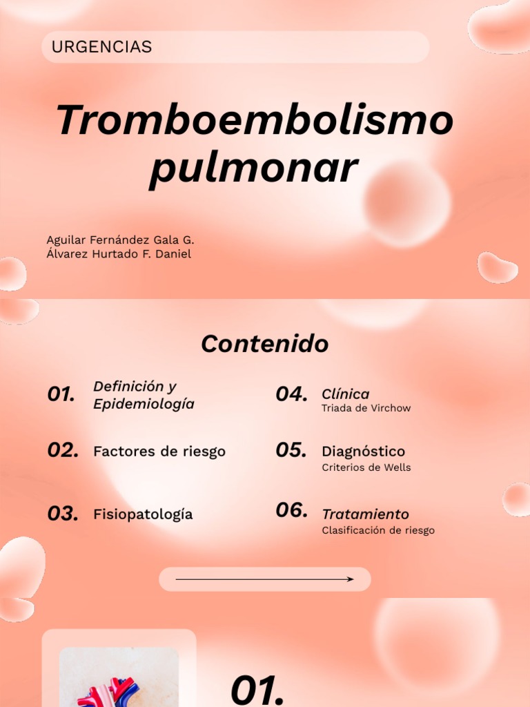 TEP - Tromboembolia Pulmonar UNAM | PDF | Emergencias Médicas ...