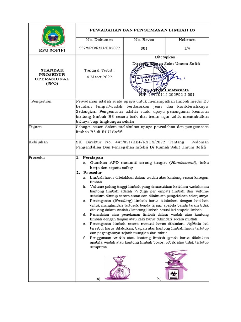 Sop Pewadahan Dan Pengemasan | PDF