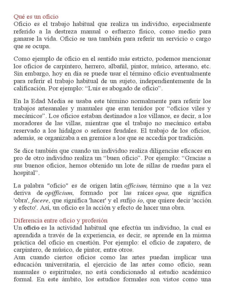 Qué Es Un Oficio | PDF | Iglesia Católica | Inquisición