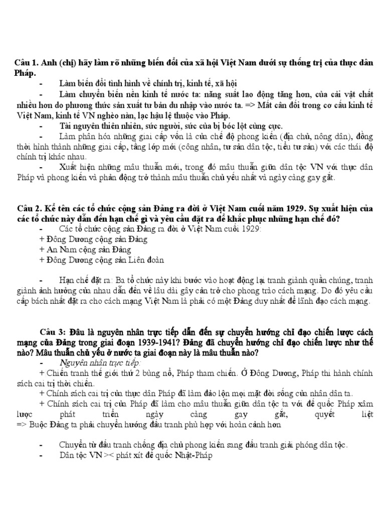 Lich Su Dang Tu Luan | PDF