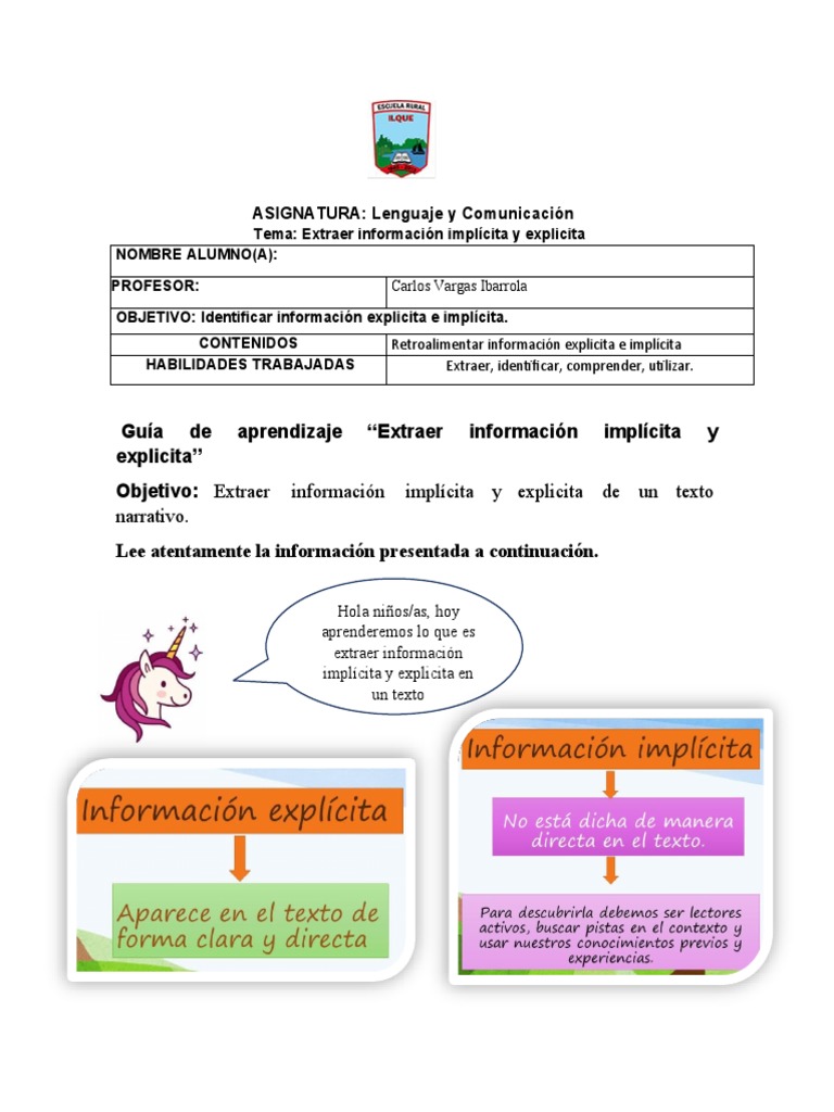 guia impicito y explicito word | PDF guia impicito y explicito word | PDF